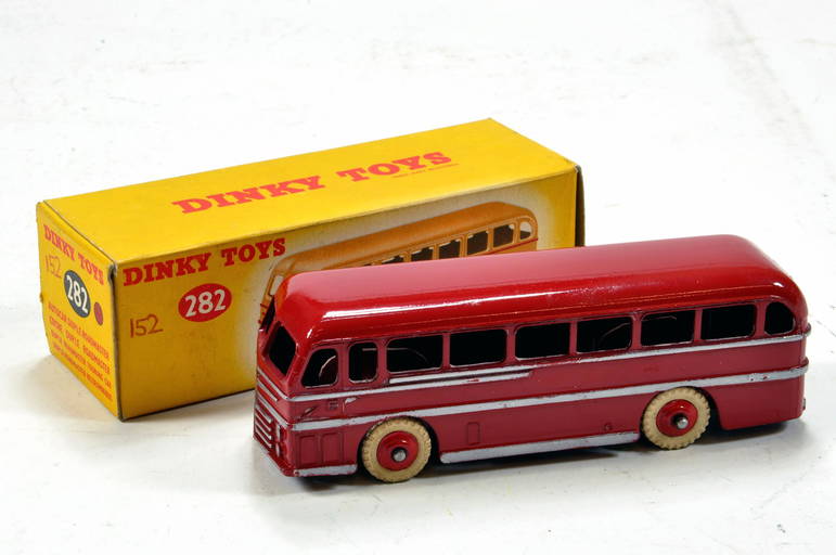 Dinky No. 282 Duple Roadmaster Coach In Red With White