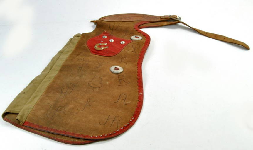 Vintage Leather Farrier / Chaps Apron.