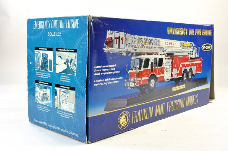 Franklin Mint 1/32 Emergency One Fire Engine Precision Detail Model ...