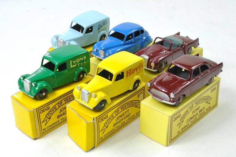 Odgi Models Of Yesteryear Group Of Classic Cars And Commercials, Six ...