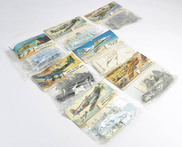 Airfix Vintage Issue Bagged Kits X 7. Original Ex Shop Stock, Headers ...