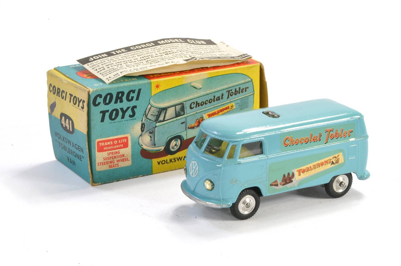 Corgi No. 441 Volkswagen Toblerone Van. Generally Excellent With The ...