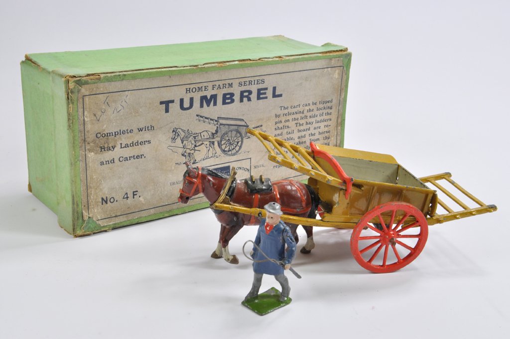 Britains No. 4f Home Farm Series Tumbrel Cart.