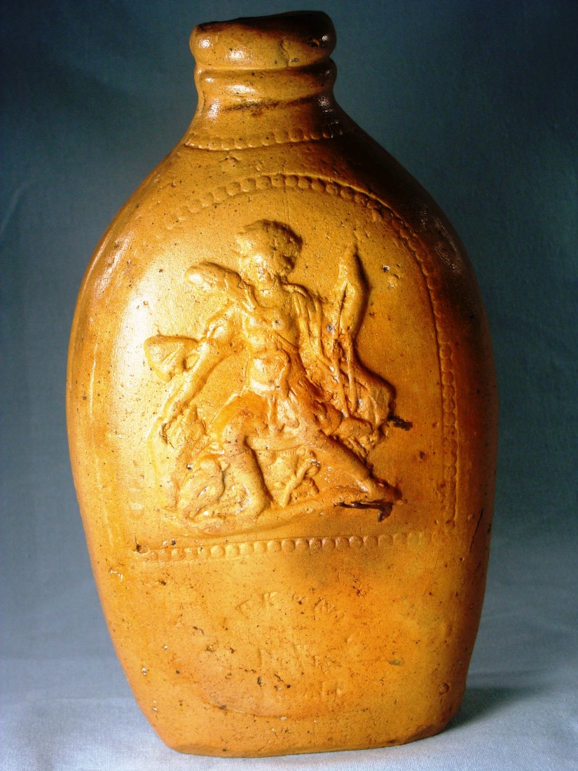 STONEWARE HISTORICAL FLASK WITH AMERICAN INDIAN MOTIF - Jun 13, 2015 ...
