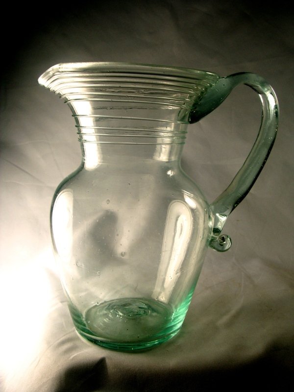 FREEBLOWN REDFORD GLASS WORKS PITCHER
