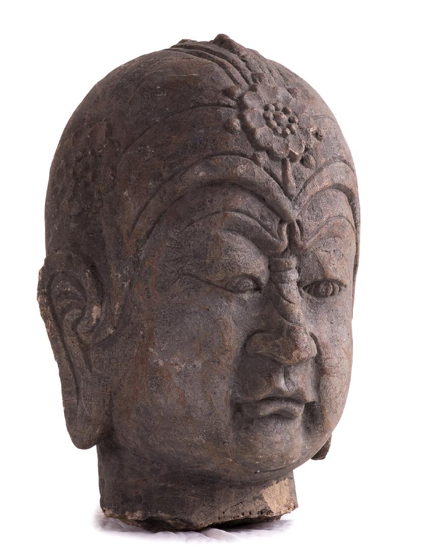 A LARGE STONE HEAD OF A LOKAPALA China, Tang dynasty - Jun 11, 2019 ...