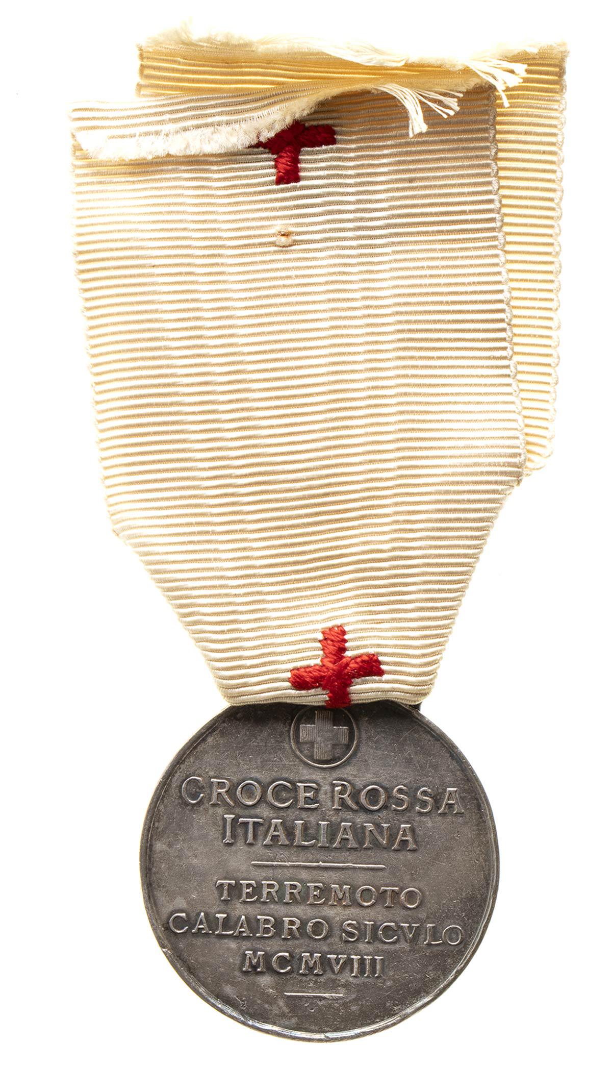ITALY, KINGDOM ITALIAN RED CROSS, MEDAL TO THE MERITORIOUS OF THE ...