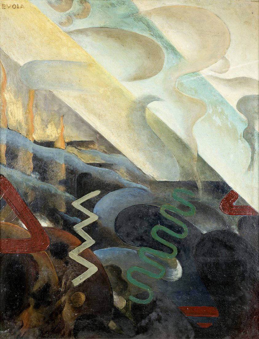 JULIUS EVOLA - Abstraction, 1918-20