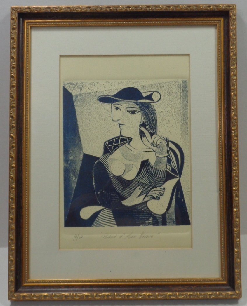 Pablo Picasso "engraving Marie Therese" 19/26, Window