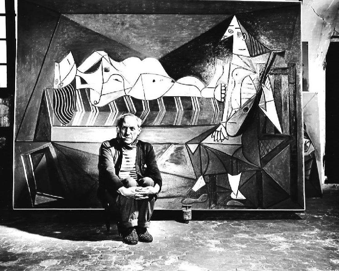 Black & White Matte Pablo Picasso Photo - Spain