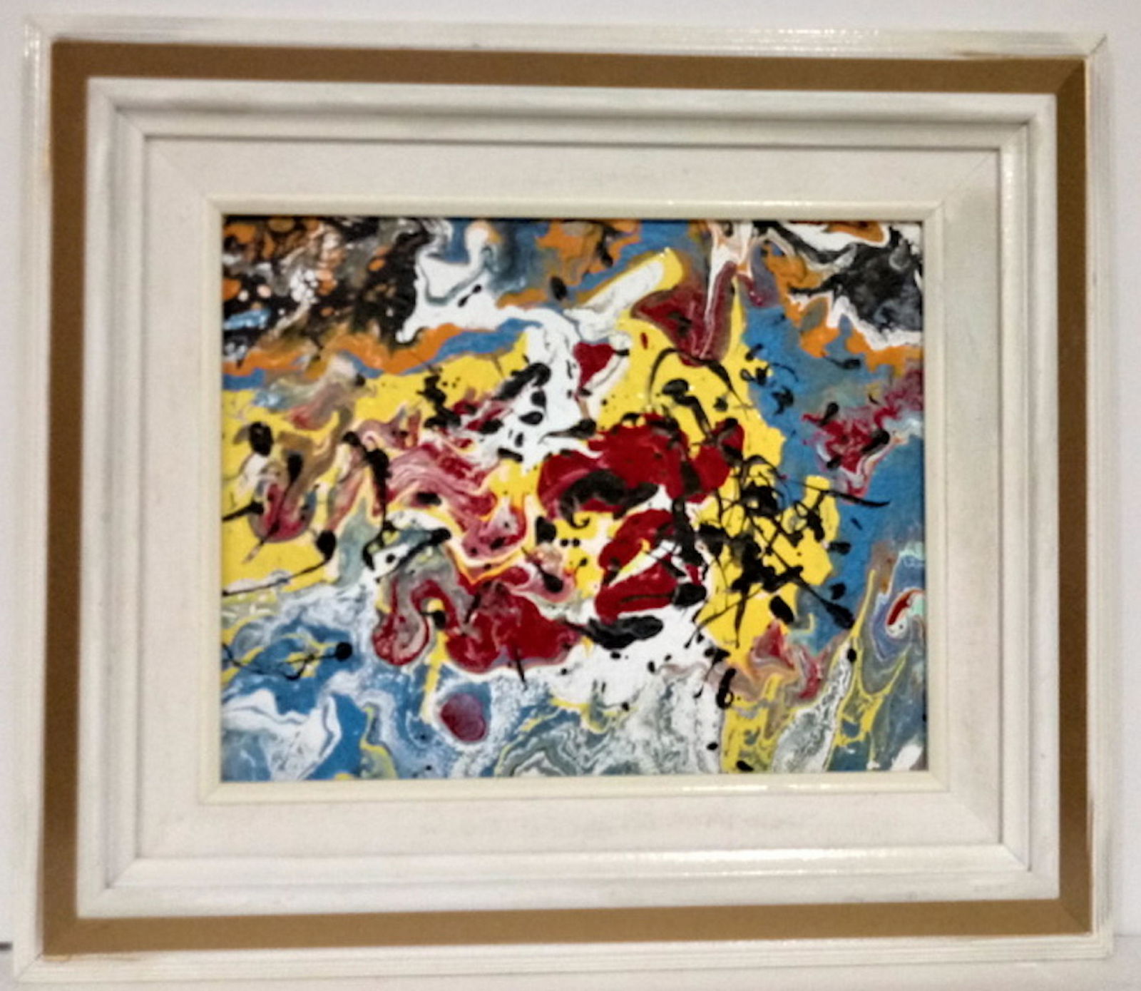 Jackson Pollack Painting on Canvas w/wood frame - Jan 04, 2020 | Royal ...