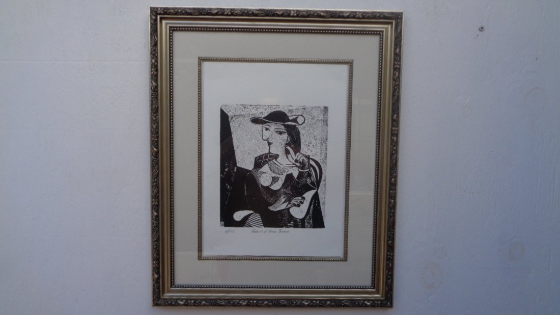 Pablo Picasso "engraving Marie Therese"