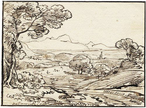 Dillis, Johann Georg Von: Voralpenlandschaft