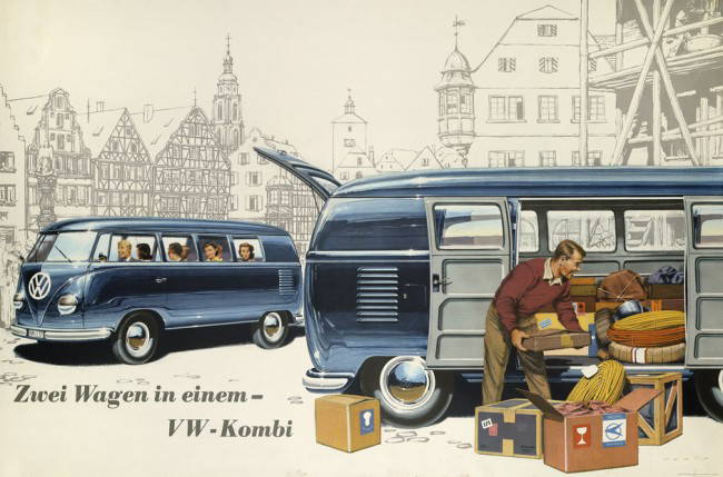 Mundorff, Victor: Zwei Wagen In Einem Vw. Kombi