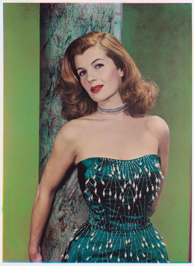 4169: Color Photography: The actress Corinne Calvet
