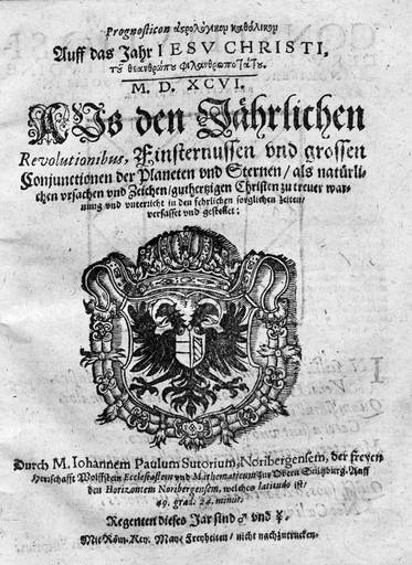 Sutor, Johannes Paul: Prognosticon Astrologikom