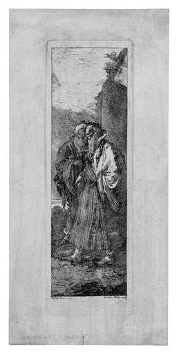Tiepolo, Giovanni Domenico : Due Vecchi Zwei Al