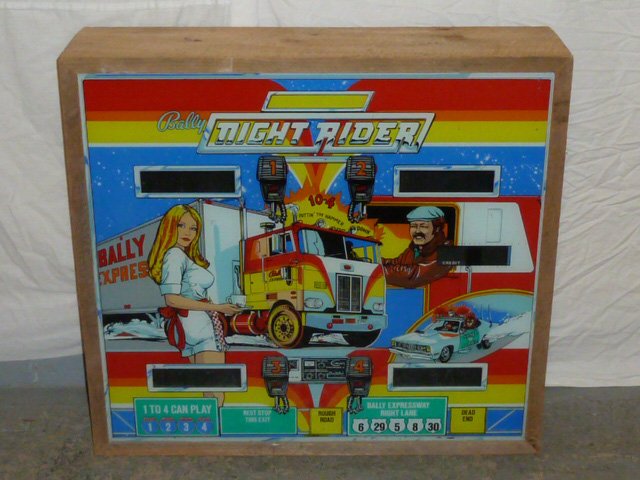Bally Night Rider Pinball Machine Backglass all - Jul 31, 2018 ...