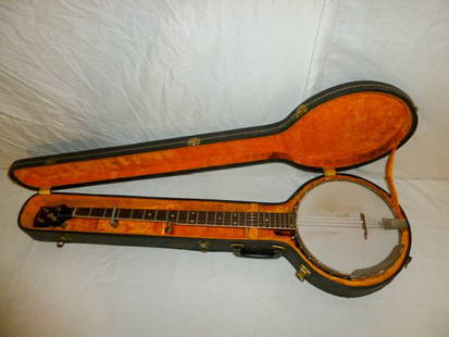 Vintage 5 String Remo Weather King Banjo Made In U.s.a