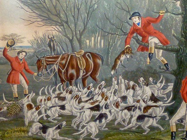 F.c Turner Young English Fox Hunter Engraving By C Hunt