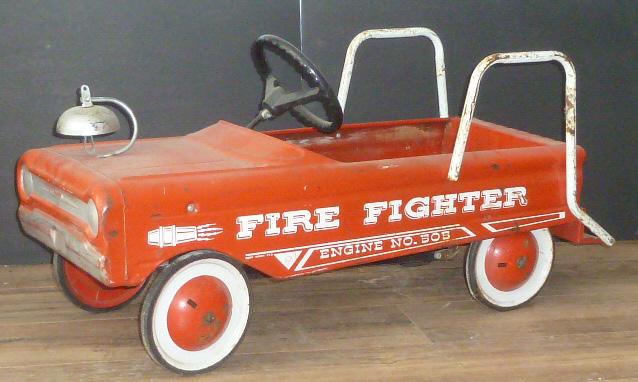 Amf Fire Fighter Engine No. 505 Pedal Car