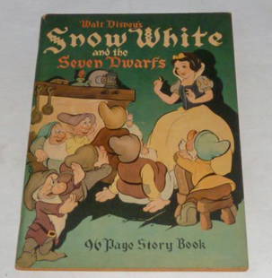 Walt Disney's Snow White & The 7 Dwarfs 1938 Story Book