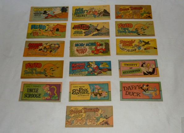 16 Disney Mini Comic Book Giveaway Premiums 1940's