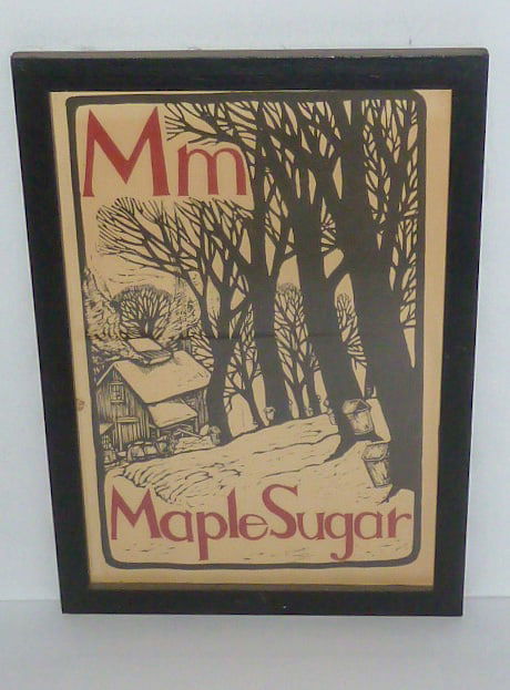 Mary Azarian - Farmer's Alphabet - "m" - Wood Cut Prints - Life In ...