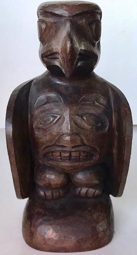 Amos Wallace Eagle Sculpture: Griffins Alaska 1964
