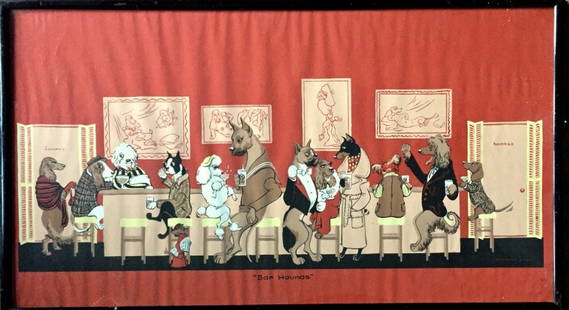 Constance Depler "bar Hounds" 1950's