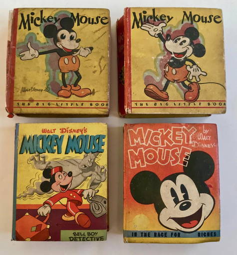 Walt Disney Mickey Mouse Big Little Books 1930's