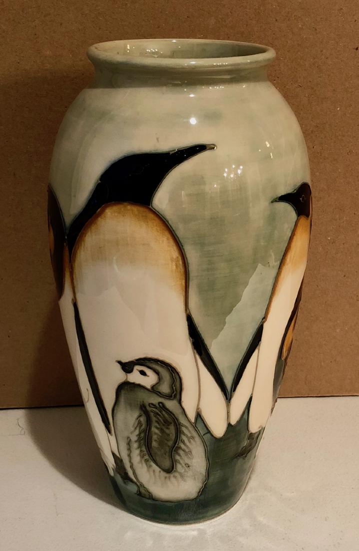 Moorcroft Emperor Penguin Vase, Height 26cm.
