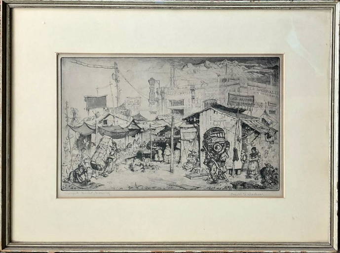 Reynold Henry Weidenaar Market Place Mexico