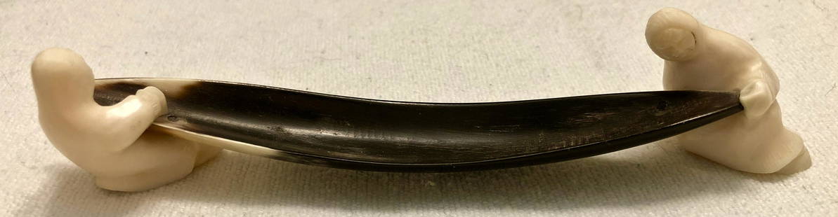 Eskimo Ivory Carving Ted Mayac, Jr.