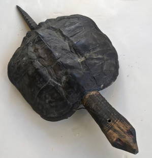 Native American Tribe Ceremonial Turtle Rattle