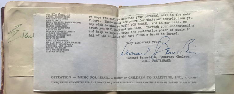 Autograph Album. Musicians & Singers