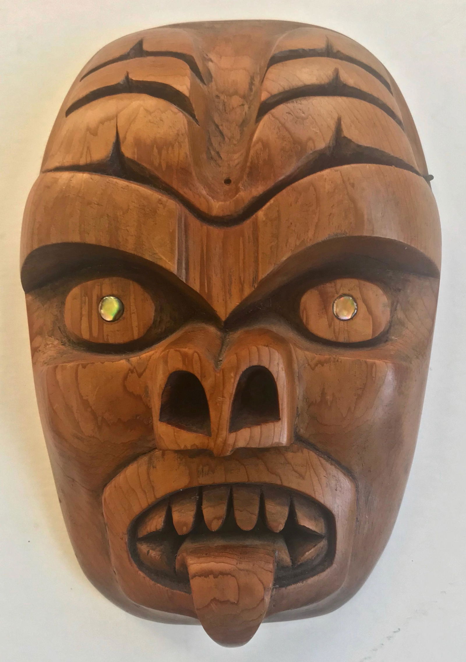 Pacific Northwest Carved Wood Makah BEAR MASK, K.Della - Jan 11, 2021 ...