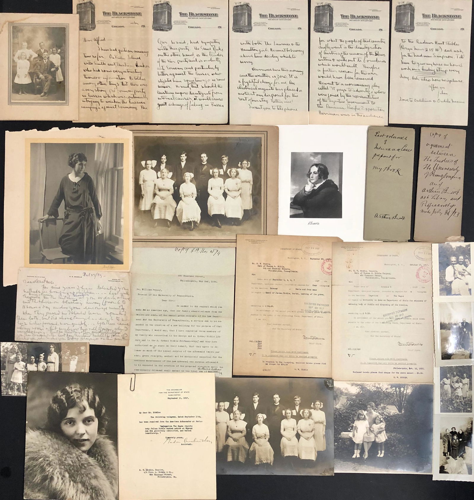 Prominent Biddle Family Of Philadelphia, 1917 1959