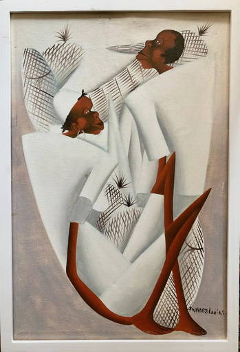 Haitian Folk Art Painting, Frantz Louis C.1970