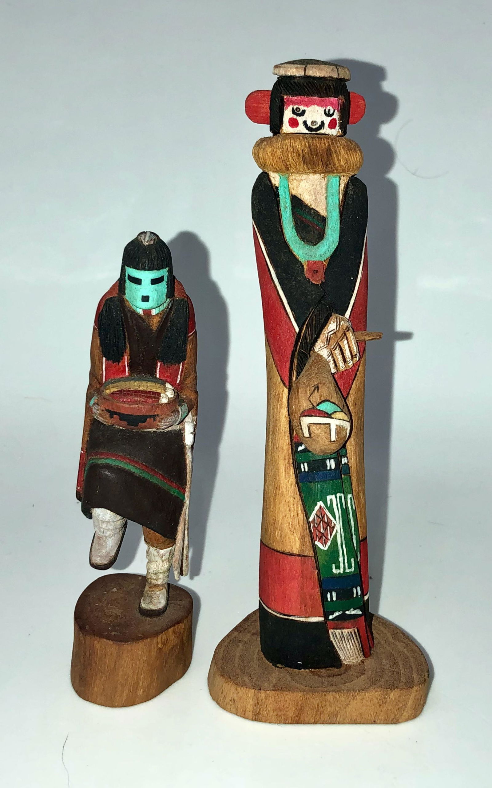 Hopi Carved Kachinas, Learder Tungovia & Rob Nasafotie (#0099) on Dec ...