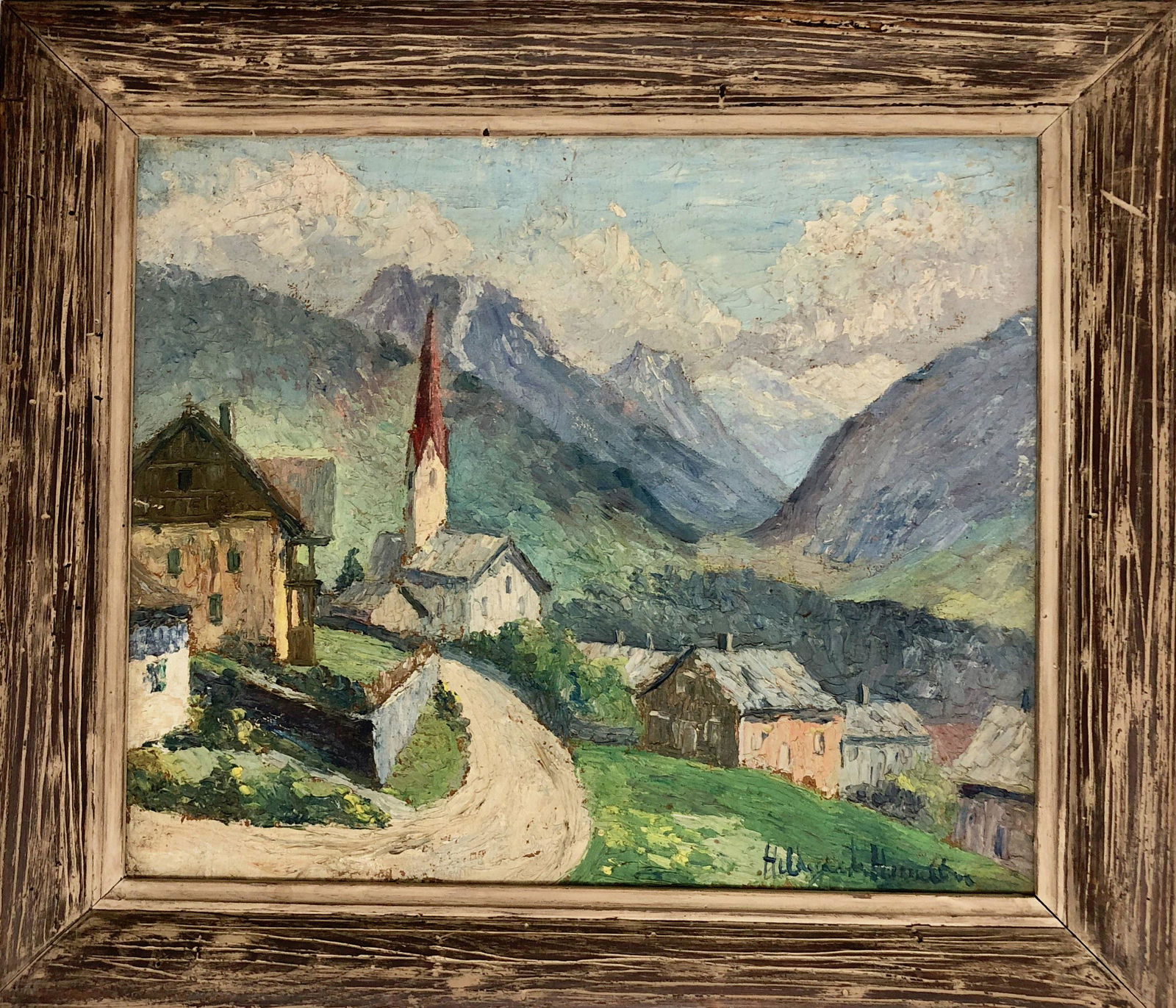 Hildegarde Hume Hamilton, Village Landscape Painting - Feb 07, 2022 ...