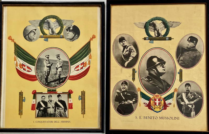 Benito Mussolini (1883-1945) Historic Military Propaganda Posters ...