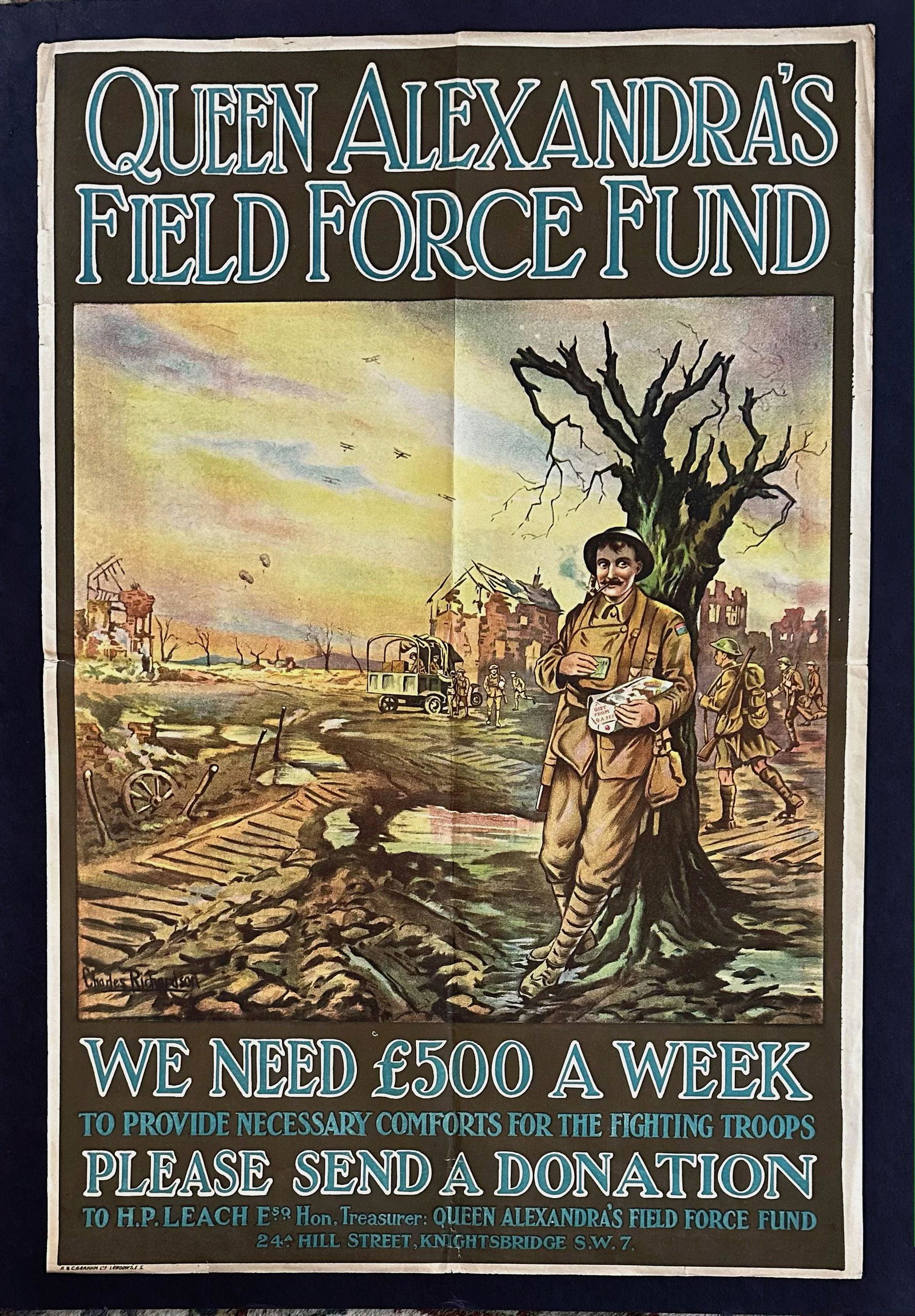 WW I Poster: Queen Alexandra FIELD FORCE FUND, 1916-1918 - Mar 06, 2023 ...