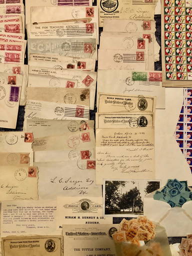 American Stamps, Postcards & Early Postmarked Envelopes Including ...