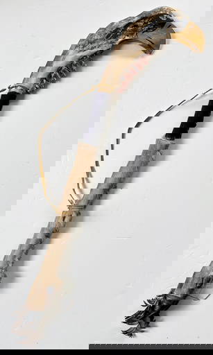 Native American Plains Indian Jawbone Ceremonial War Club