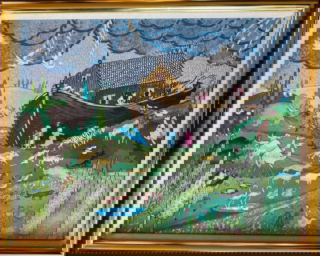 Gloria Deppert (american, 20th C.) Noah's Ark