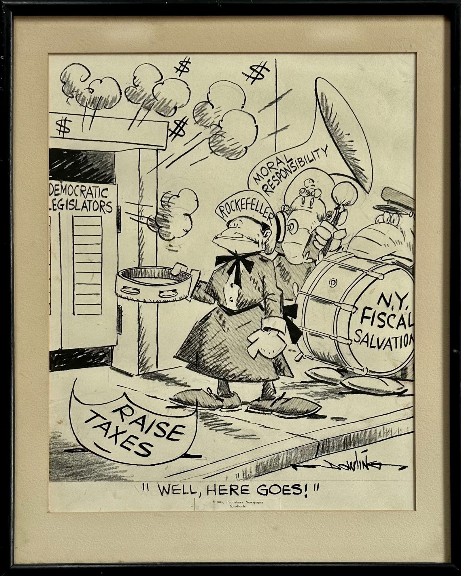 Daniel Dowling (american, 1906 1993) Well Here Goes, 1967