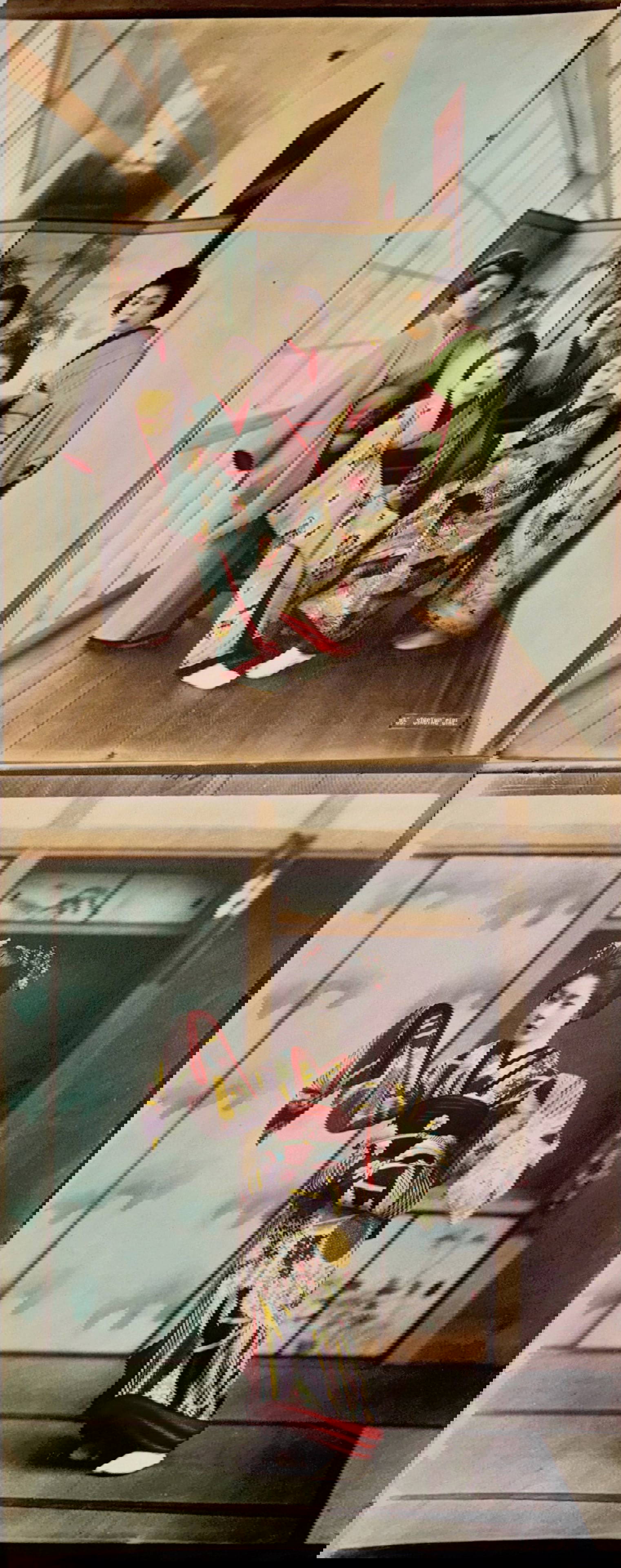 19th C. Japanese Albumen Prints With Hand-coloring Auction