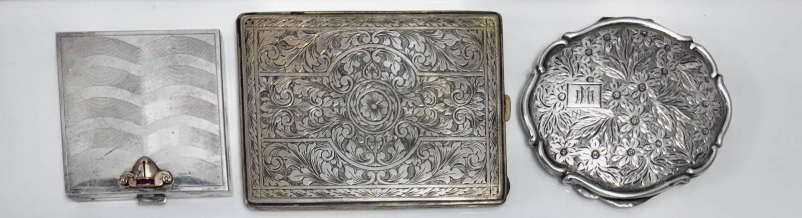 Antique Sterling Silver Cases Auction