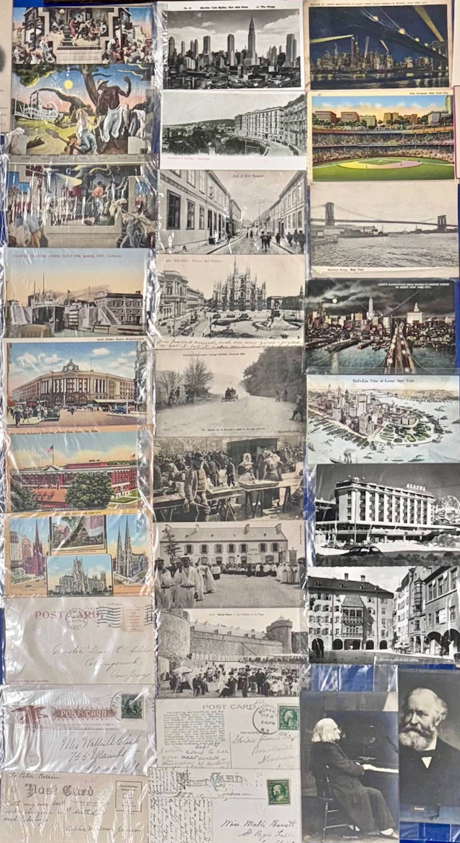 American & International Real Photo Cards, Stamped Postcards Etc. 1890s ...